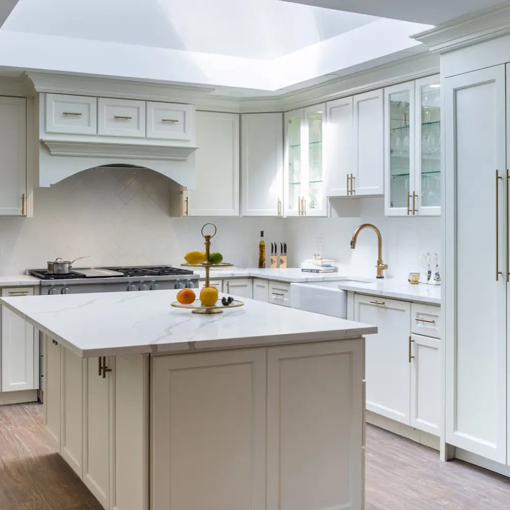 J&K Transitional Dove E1 Kitchen Cabinets Collection | SBMTX